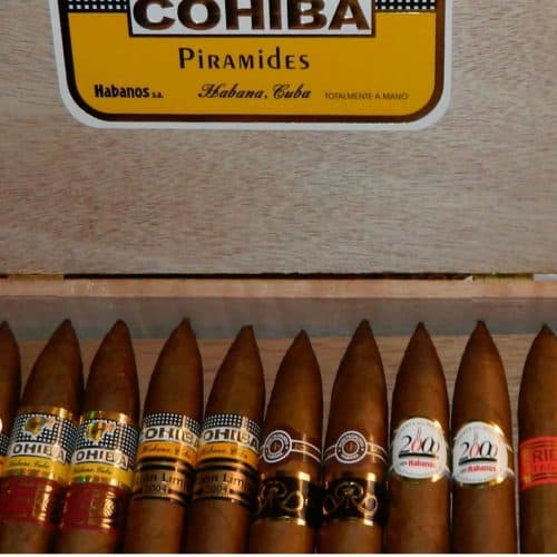 Mixed Box of 25 Cuban Cigars Pyramids - Cuban Cigar Online